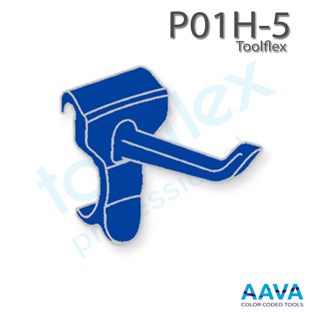 P01H-5 Toolflex One P-01 Hook 3-Pack - Blue – AAVA Color Coded Tools